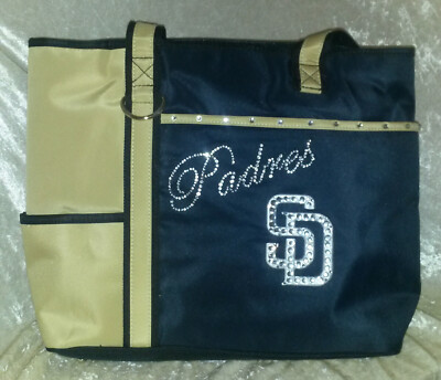 San Diego Padres Rhinestone Blinged MLB Purse Tote Bag ~NEW~ | eBay