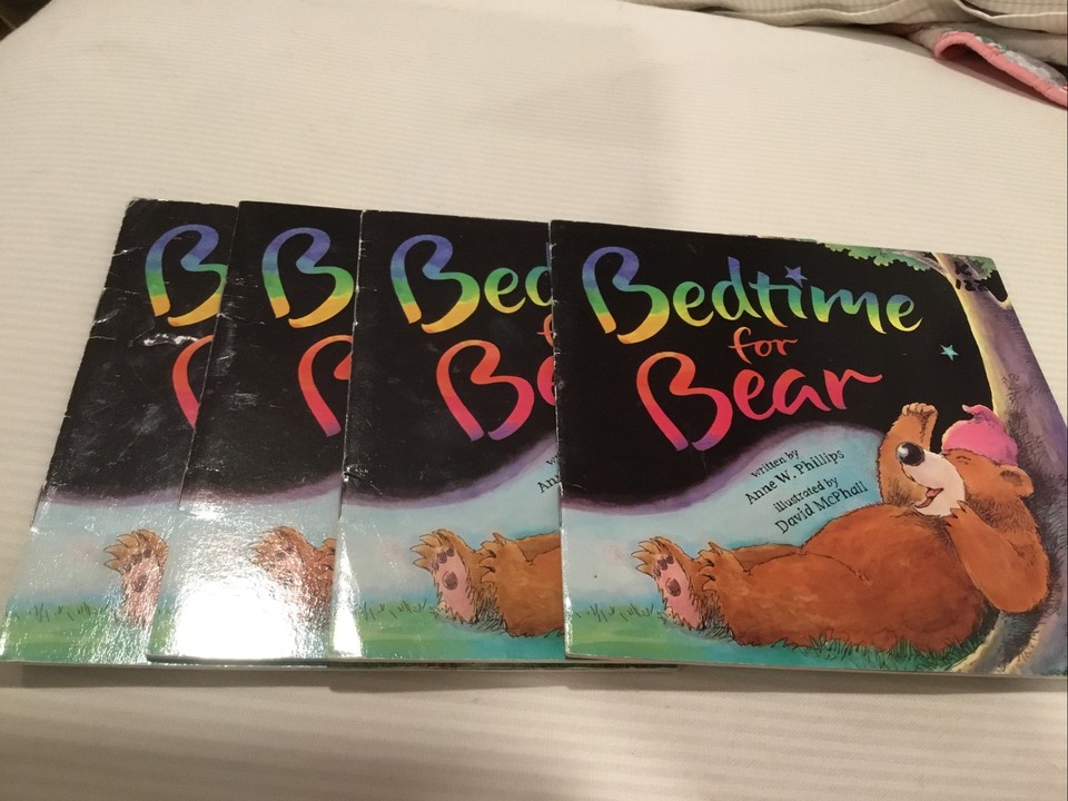4 copies guided reading books Bedtime for Bear by Anne W. Phillips ...