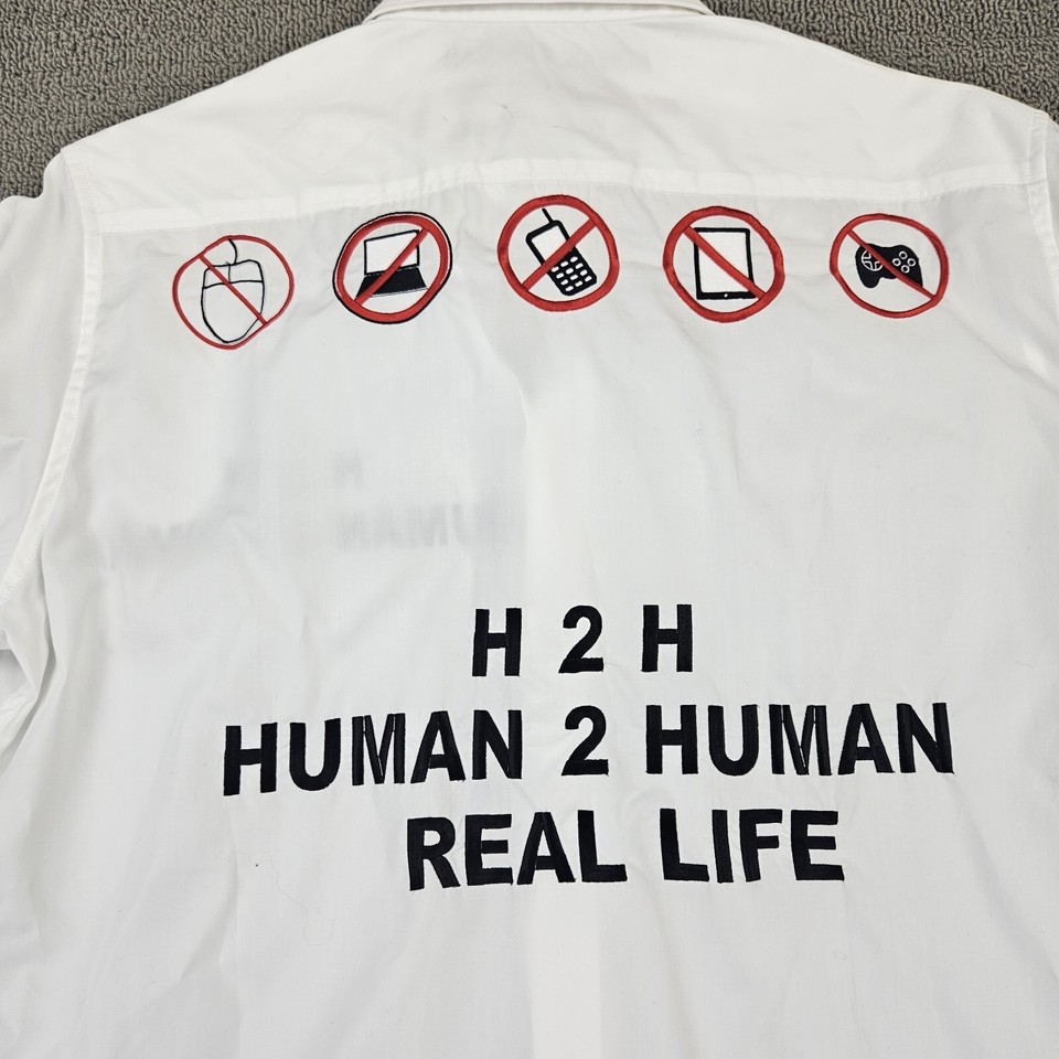 Robert Graham x Scott Lyall Human 2 Human Collab Shirt Rare Mens Medium ...