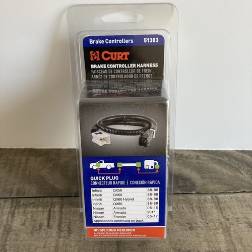 CURT 51383 Brake Controller Harness for Select Nissan, Infiniti (Pkgd ...