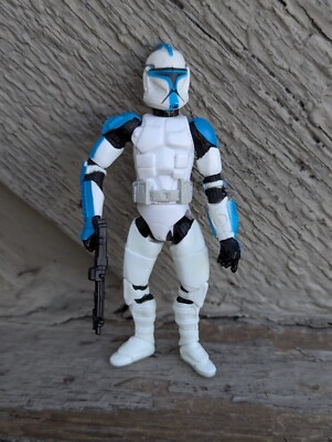 2003 Hasbro Star Wars Clone Wars Articulated Clone Trooper Lieutenant ...
