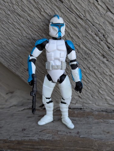 2003 Hasbro Star Wars Clone Wars Articulated Clone Trooper Lieutenant ...