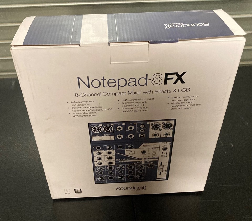 Soundcraft Notepad 8 FX | eBay
