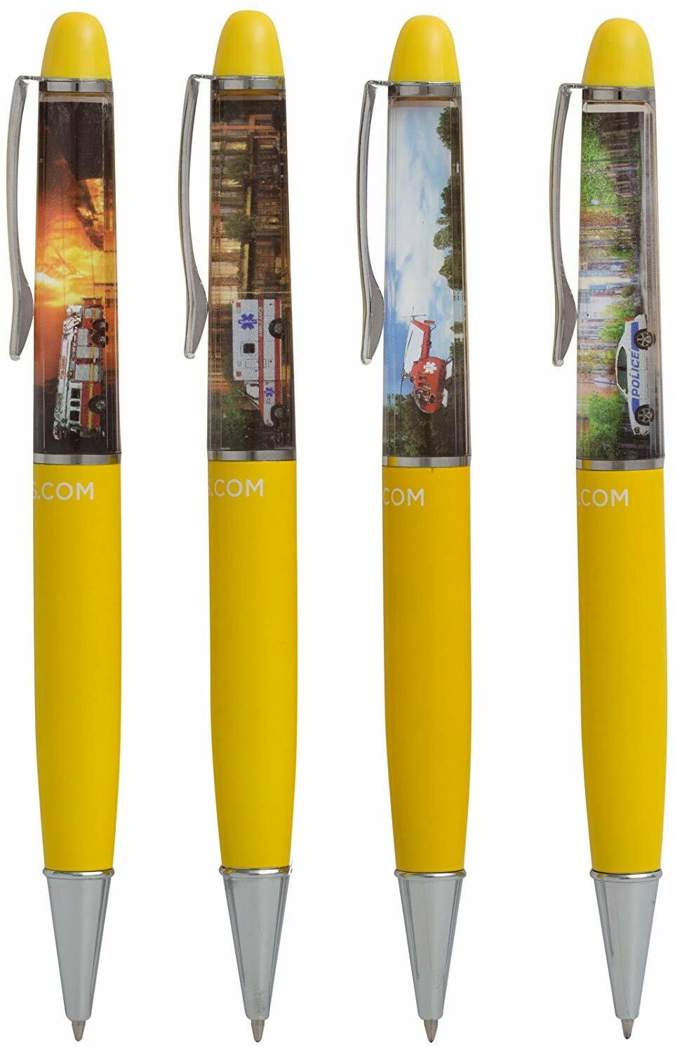 FLO PENS Floating Pens + Pen Dsply Stand Collection Of 4 Pens ...