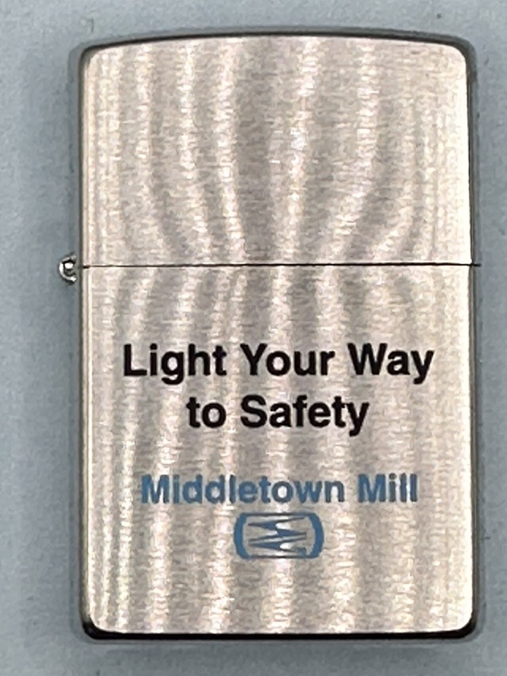 Vintage 2001 Middletown Mill Chrome Ziplight Zippo Flashlight NEW ...