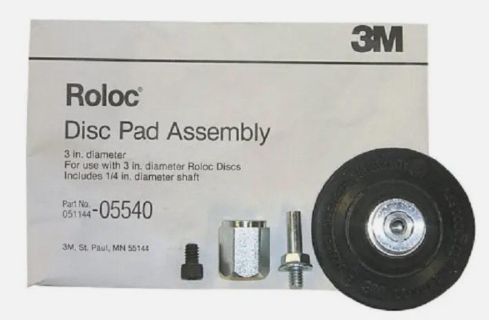 3M 05540 Roloc 3” Disc Pad Assembly for Speed Loc Discs | eBay UK