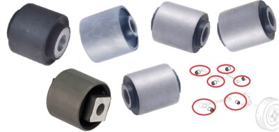 Rear Trailing Control Arm Hub Knuckle Bushes Bushings for Land Rover ...