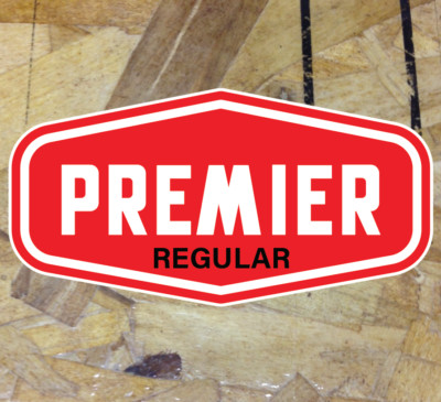 Premier Regular Gas Oil Vintage Gasoline Petrol Vinyl Decal Sticker L ...