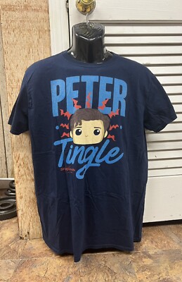Peter Tingle T Shirt Sz L Navy Blue Short Sleeve - Spider-Man Far From ...
