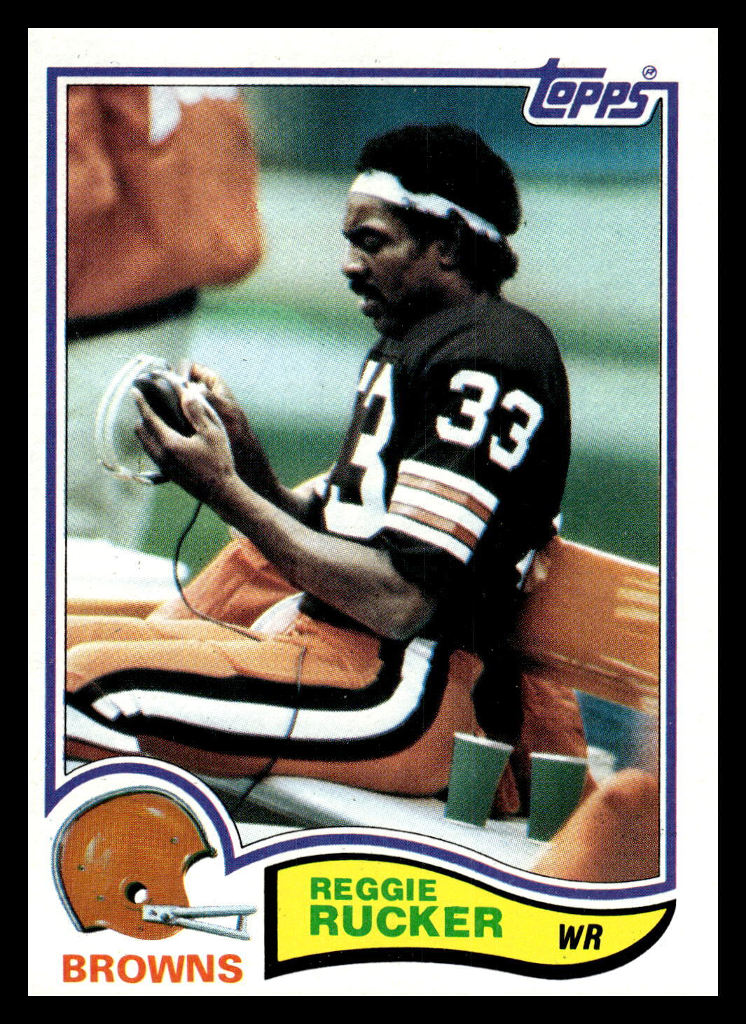 1982 Topps #72 Reggie Rucker Cleveland Browns Football Card EX/NM | eBay