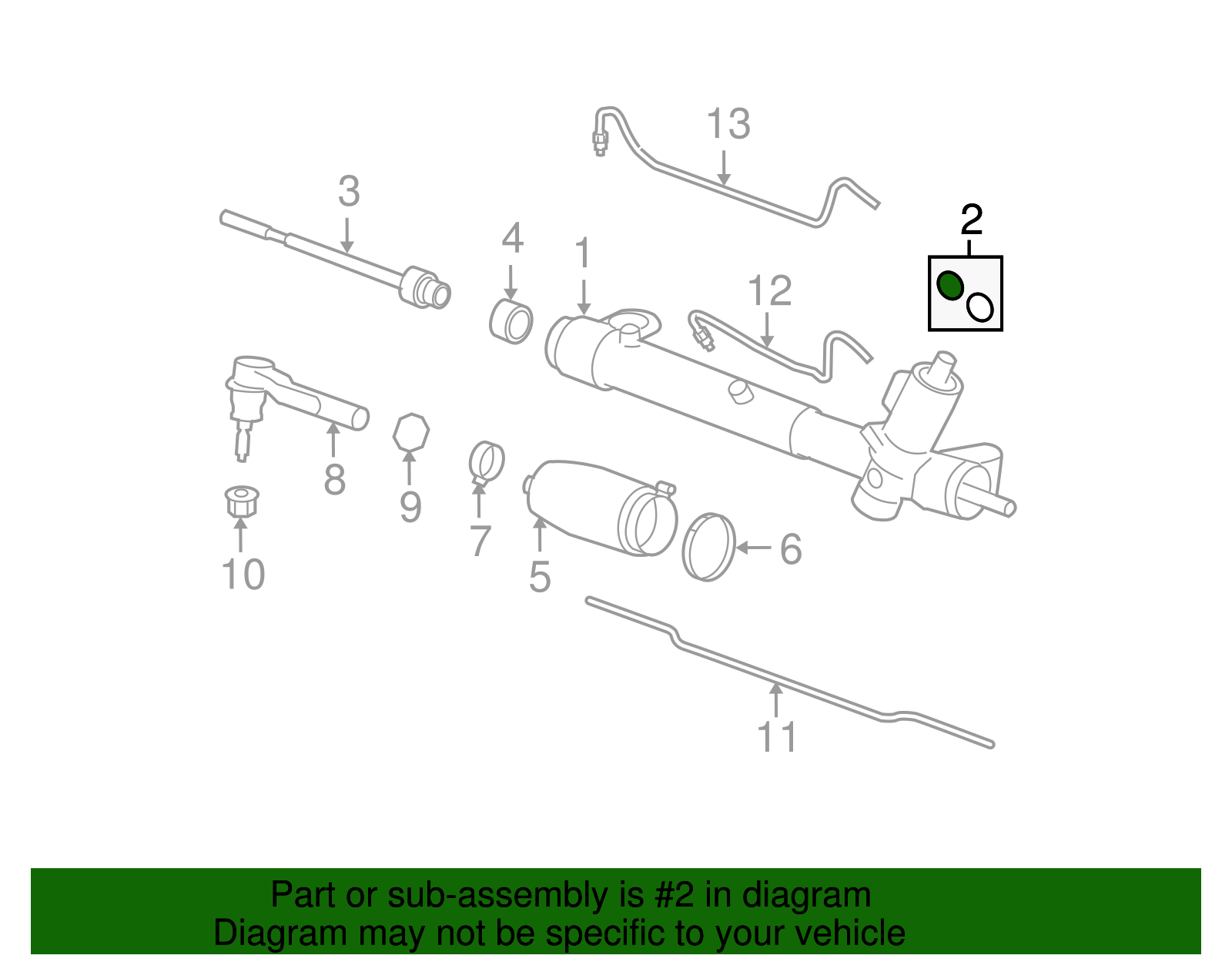 Genuine GM Steering Gear Seal 26100863 | eBay