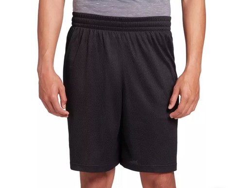 DSG Men's Pocketless Mesh Shorts size XXL Black Activewear Gym New ...