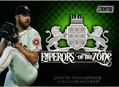 2020 Topps Stadium Club #EOZ-9 Justin Verlander Emperors of the Zone ...