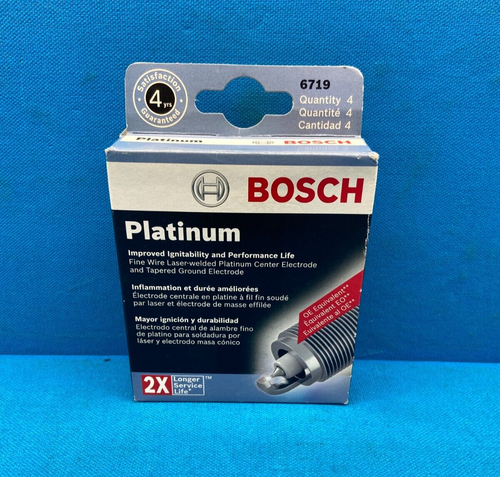 Lot of 4x Bosch 6719 Replacement Platinum Spark Plugs | eBay