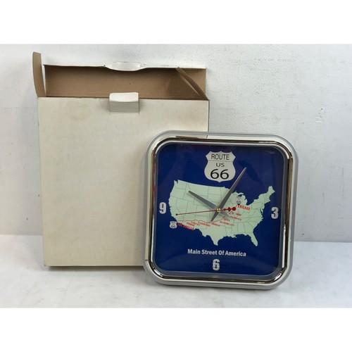Route 66 Square Wall Clock | eBay