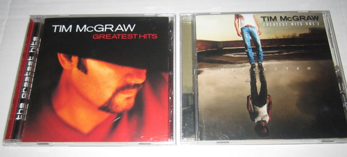 TIM Mc GRAW ~ 2 CDs ~ Greatest Hits Volumes 1 & 2 ~ 31 Songs ~Curb~ NM ...