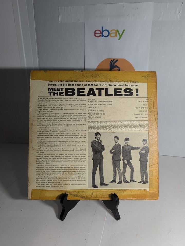 Capitol - Beatles - Meet The Beatles 12” Vinyl Record T 2047 | eBay