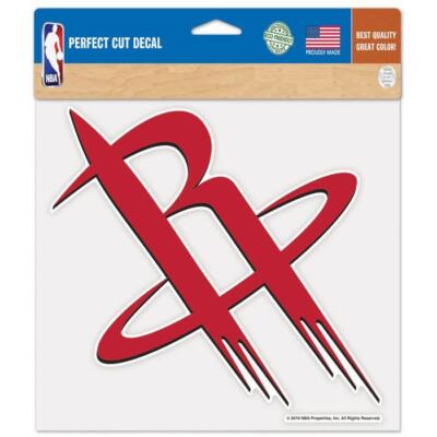 Houston Rockets 8"x8" Perfect Cut Car Decal [NEW] Car Auto Sticker ...