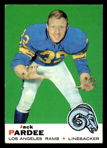 1969 Topps #12 Jack Pardee - VG-VGEX *TedsCardShack* | eBay