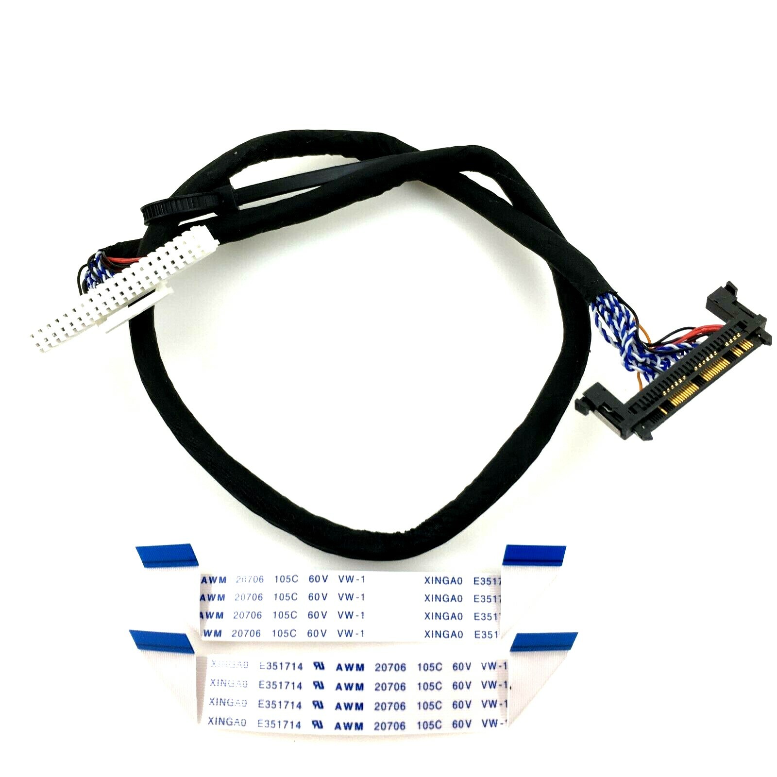 Hitachi 40C311 Flex Ribbon Cable LVDS XINGA0 E351 AWM 20706 105C 60V VW ...