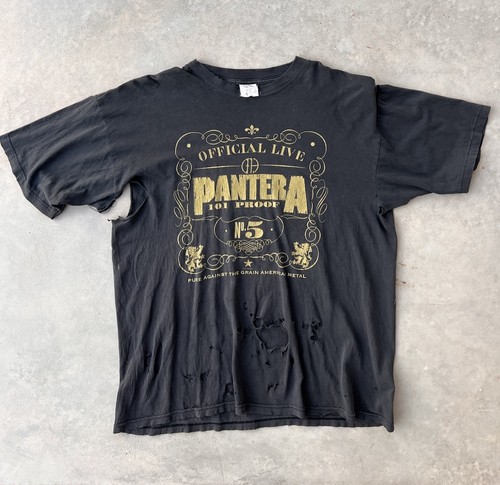 Vintage Pantera Shirt XL Official Live 98 Band 101 Proof Grain Metal ...