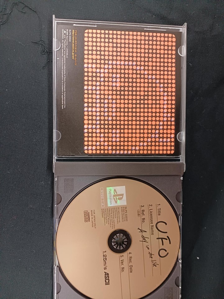 Ascii Ufo A Day In The Life Playstation PS1 | eBay