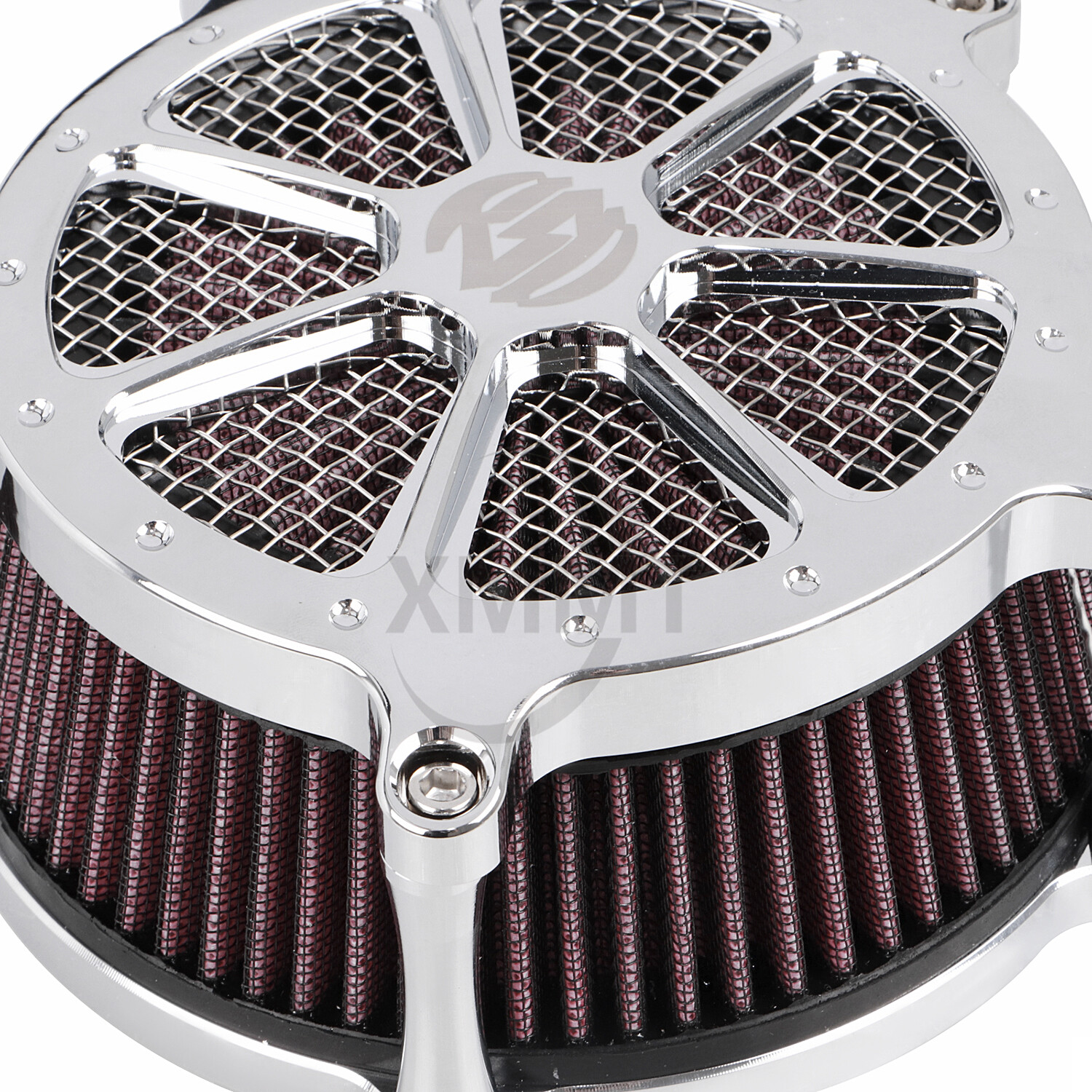 Chrome Air Cleaner Intake Filter For Harley Softail Deluxe FLSTN ...