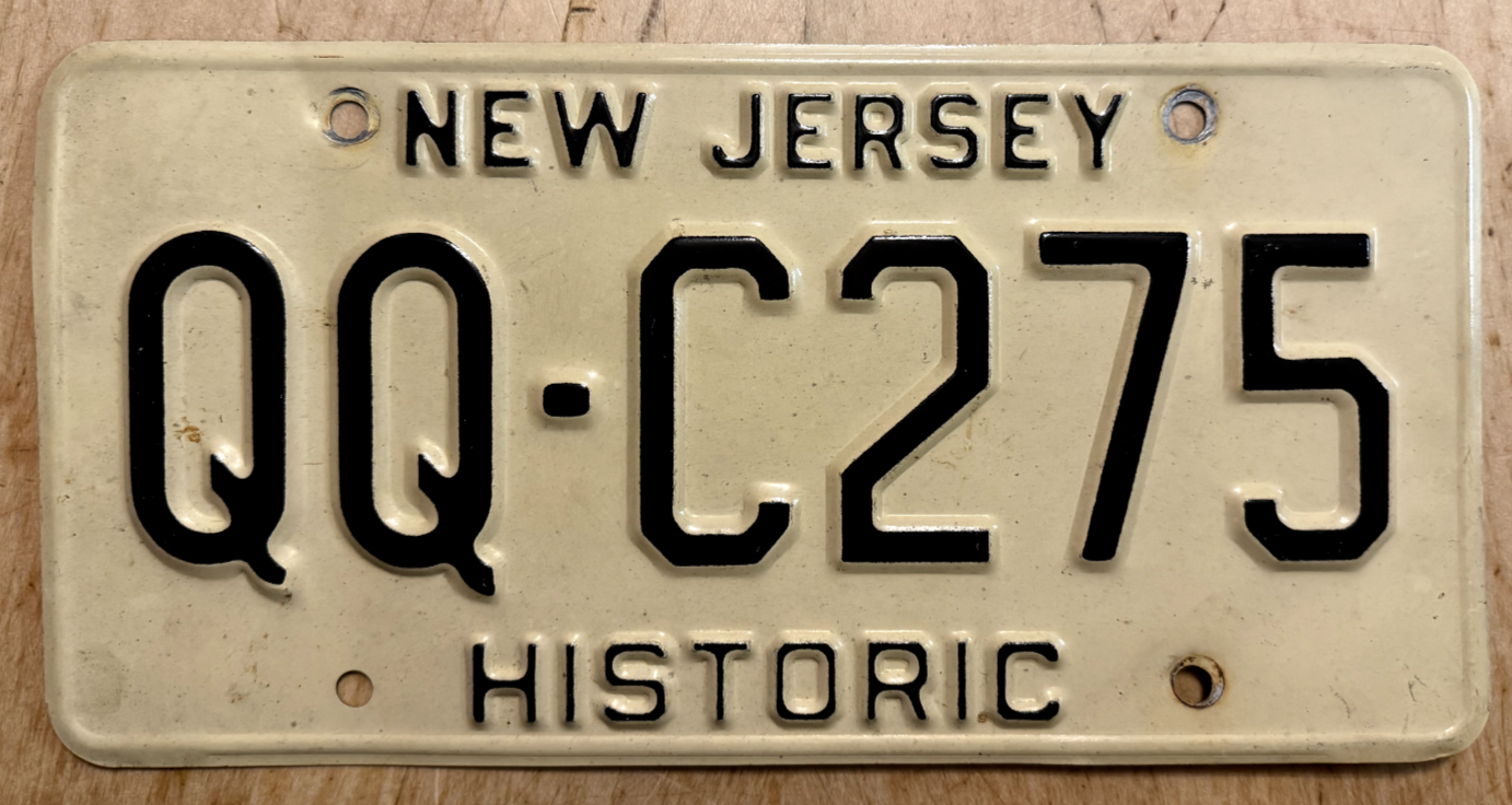1970'S NEW JERSEY HISTORIC ANTIQUE HORSELESS CARRIAGE LICENSE PLATE ...