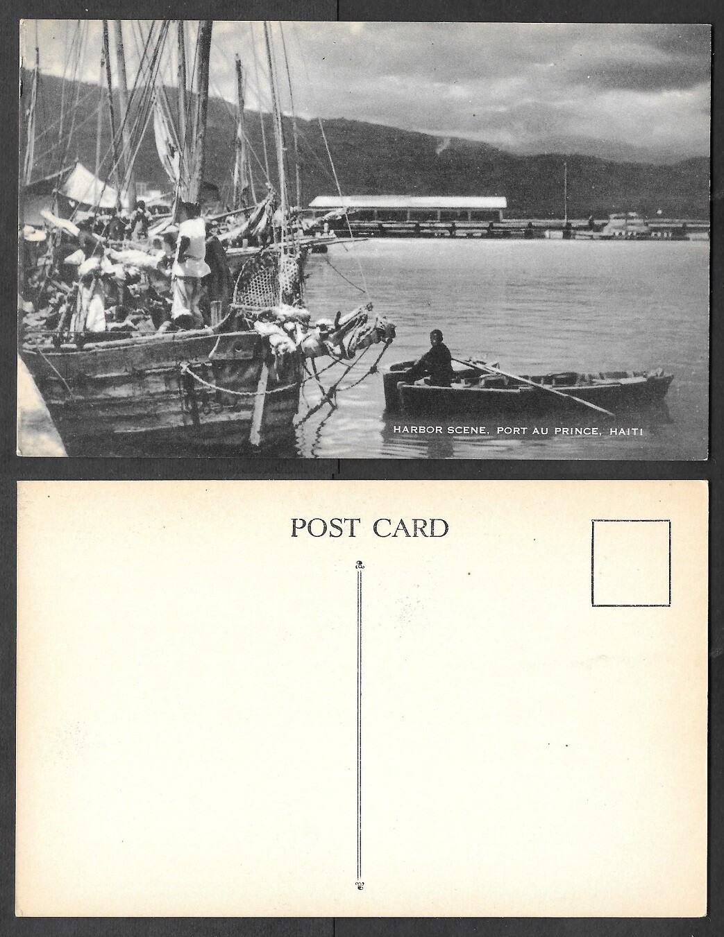 Old Haiti Postcard - Caribbean - Port au Prince - Harbor Scene | eBay