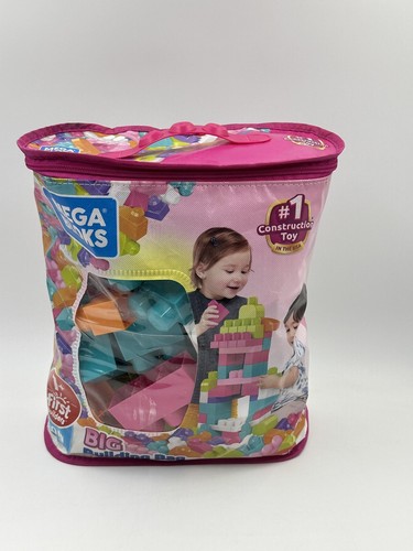 Mega Bloks 1+ First Builders Big Building Bag Construction Set 80 PCs ...