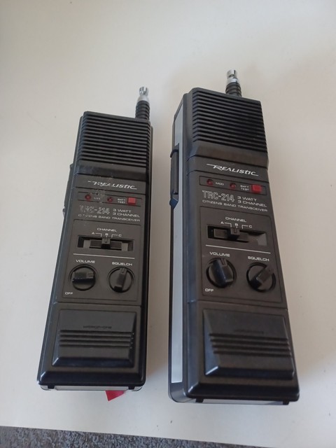 Realistic TRC-214 Handheld CB Radio Walkie Talkie for sale online | eBay