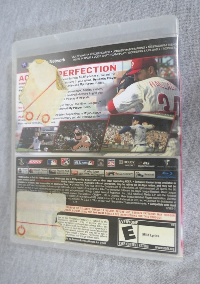 Major League Baseball 2K11 (Sony PlayStation 3, 2011) PS3 Video Game ...