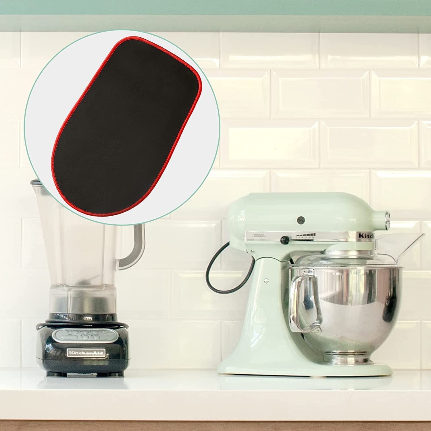Mixer Slider Mat for KitchenAid Stand Mixer 4.5-5 Qt Tilt-Head, Mixer ...