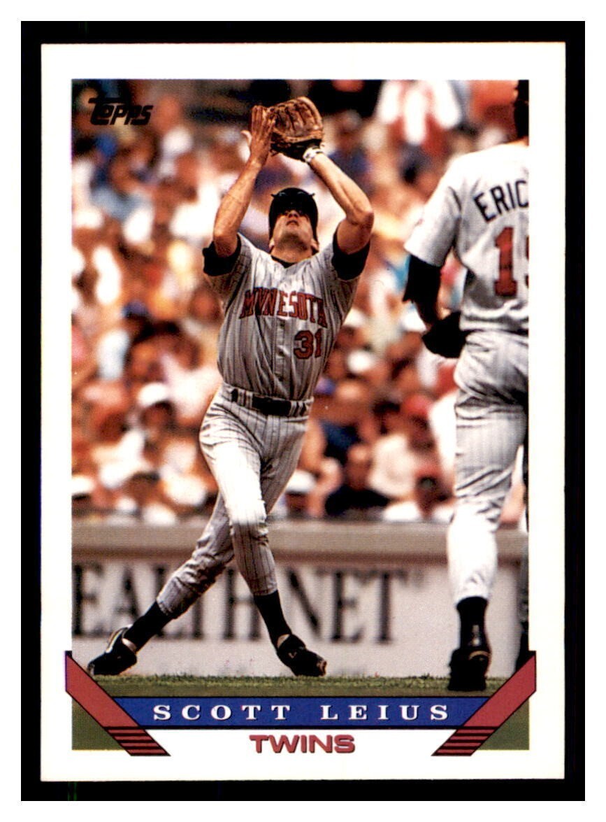 1993 Topps #146 SCOTT LEIUS Minnesota Twins | eBay