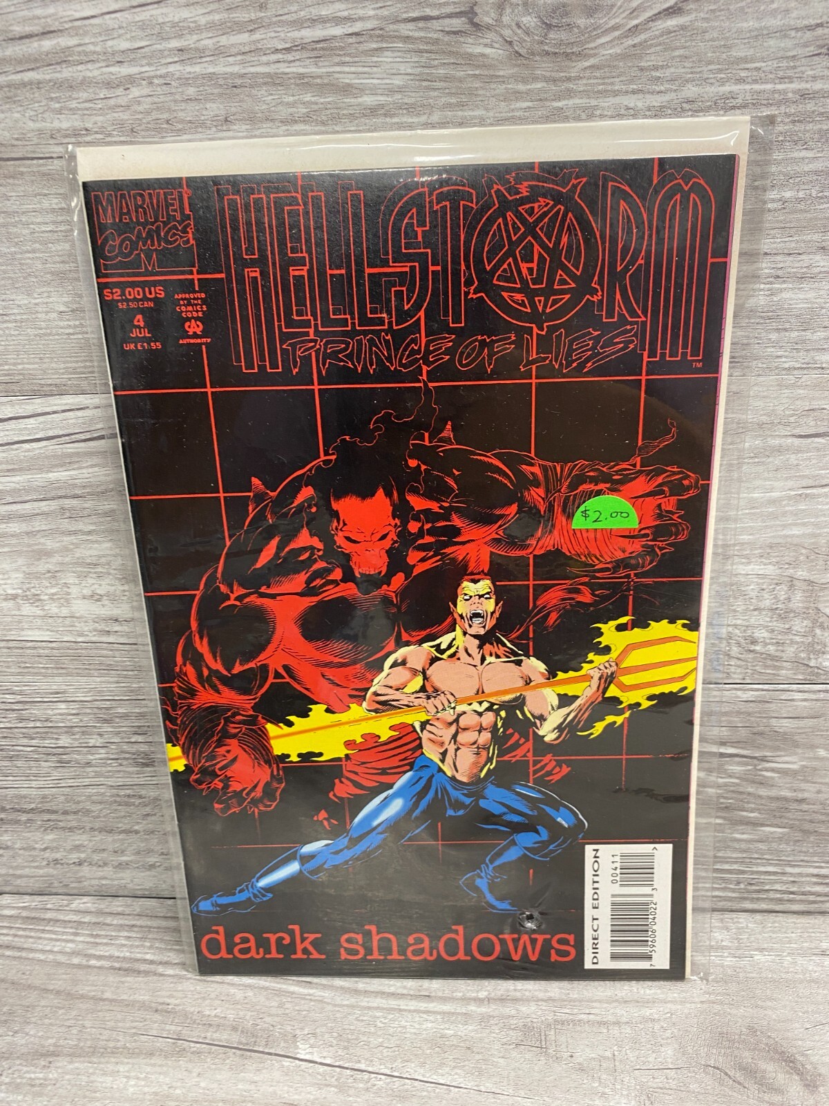Hellstorm Prince of Lies #4 July 1993 Marvel Dark Shadows Comic Book | eBay