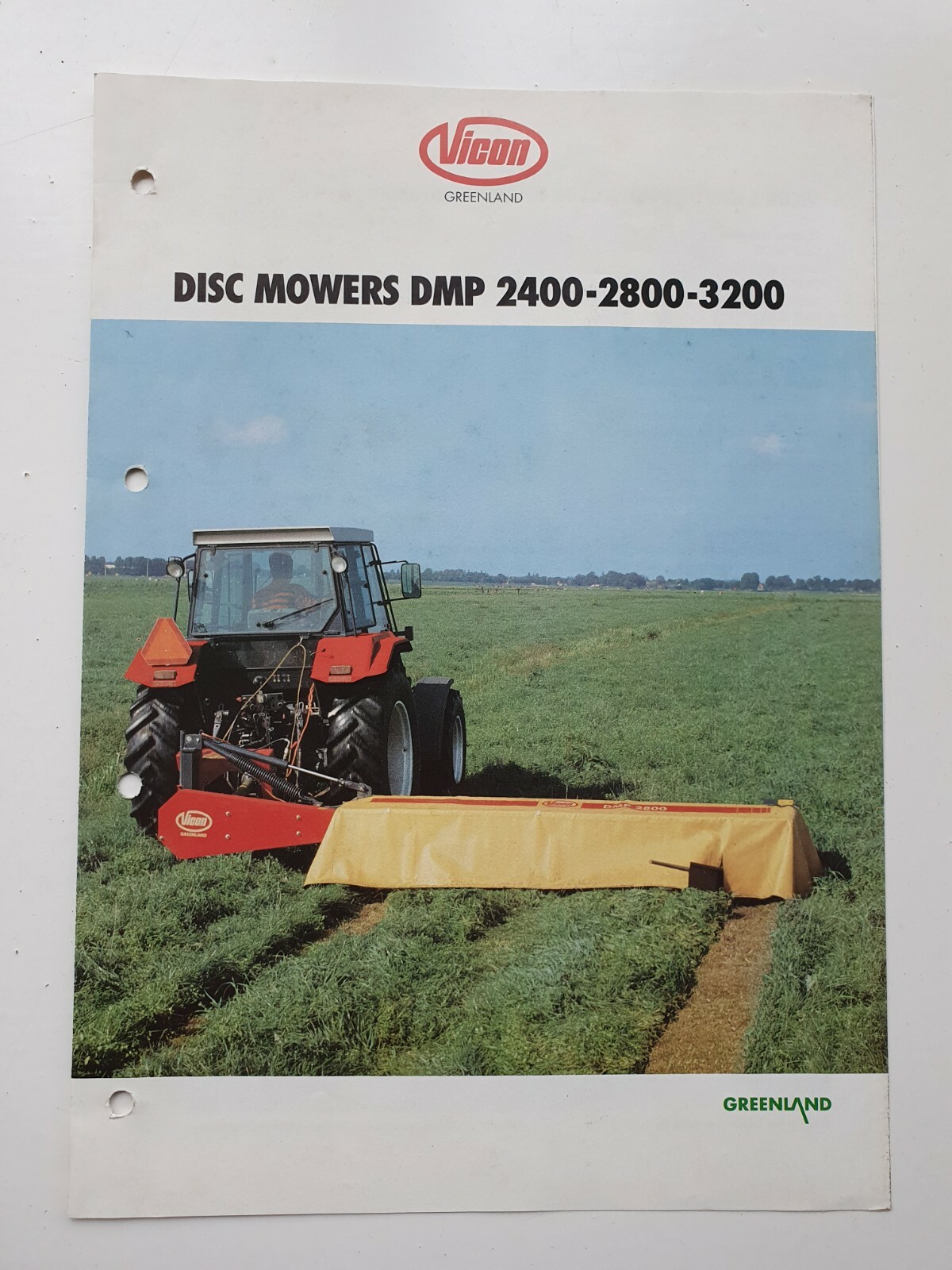 VICON DMP 2400 2800 3200 DISC MOWER SALES BROCHURE | eBay