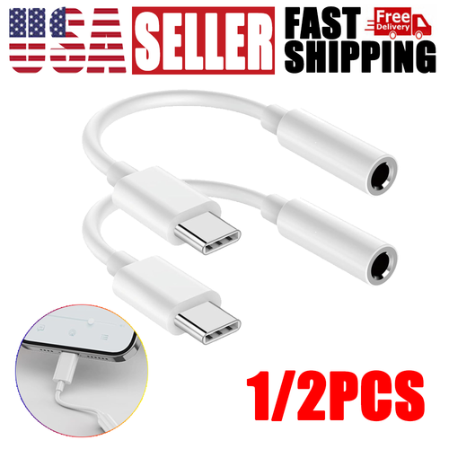 USB C To 3.5mm Headphone Jack Adapter Cable USA for Samsung S21/S20 FE ...