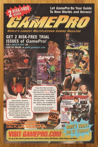 2000 Gamepro Magazine Promo Print Ad/Poster Tekken Perfect Dark ...