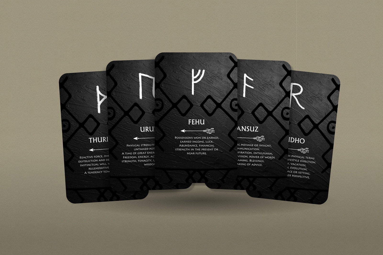 Runes Oracle - Nordic Cards | eBay