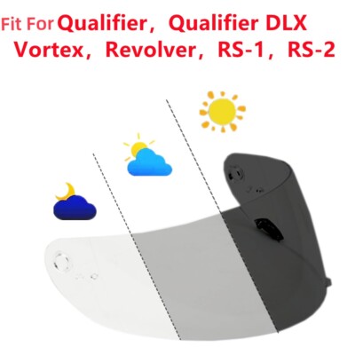 Photochromic Visor Fit For BELL Qualifier DLX MIPS Vortex/Revolver/RS-2 ...