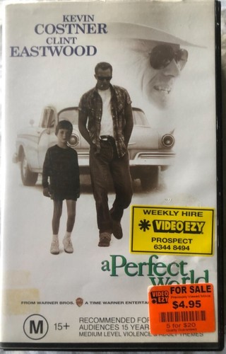 A Perfect World 1993 VHS Video Movie Film Crime Drama Thriller Kevin ...