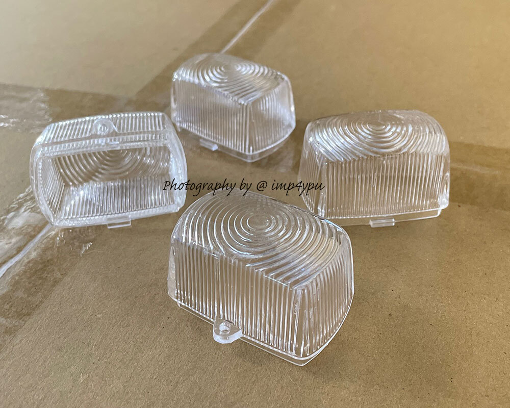 4X Clear Turn signal lenses for Honda ice bear mad dog ruckus clone ...