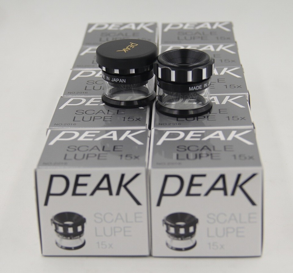 Original PEAK 2016-15X Scale Loupe 15x Portable Magnifier With Standard ...