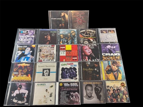 Lot of 22 CDs Iconic R&B, Hip-Hop, Soul, Gospel, Reggae, and Blues One ...
