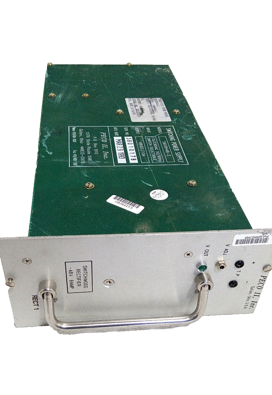 Pelco SM10H48-2 Switching Power Supply 93 48VDC/10A Switch Selectable ...