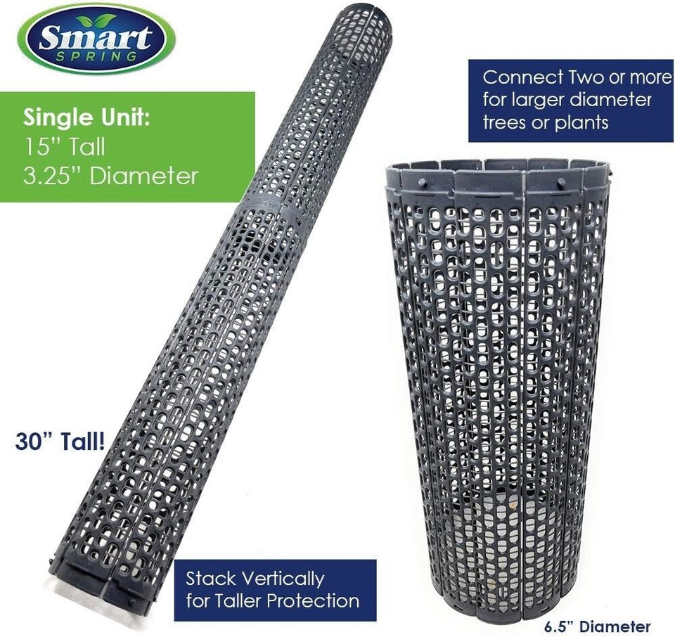 Plant and Tree Guard Protector; Wrap Tall Expandable Grow Tubes Around ...