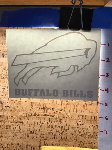 Buffalo Bills NFL - White - Vinyl Sticker Decal - Y7-1.114 | eBay