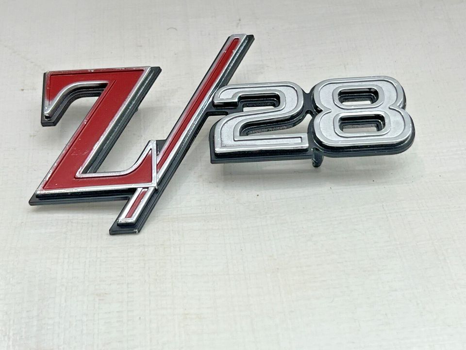 Lot of 9 NOS GM Emblems 1969 Camaro Z28 Fender Header Hood Trunk Panel ...