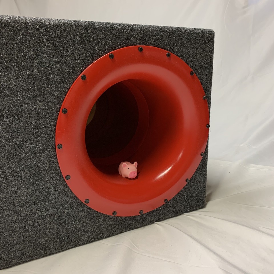 Dual JL Audio 13W7 Custom Ported Box w7 13W7AE Enclosure SPL & SQL 8 ...