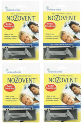 Nozovent Anti-Snoring Device 2 ct *****VALUE 4 PACK******** | eBay
